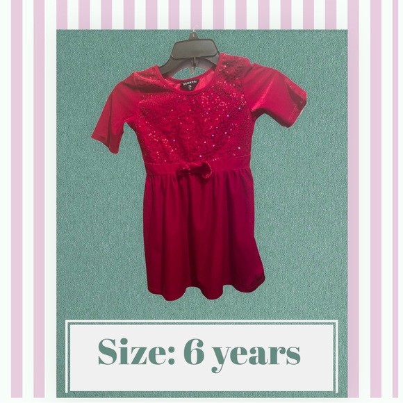 George | Dresses | George Girls Holiday Dress Red Size 66x | Poshmark